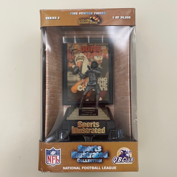 Sports Champions | Other | Brett Favre Fine Pewter Figure Sports ...